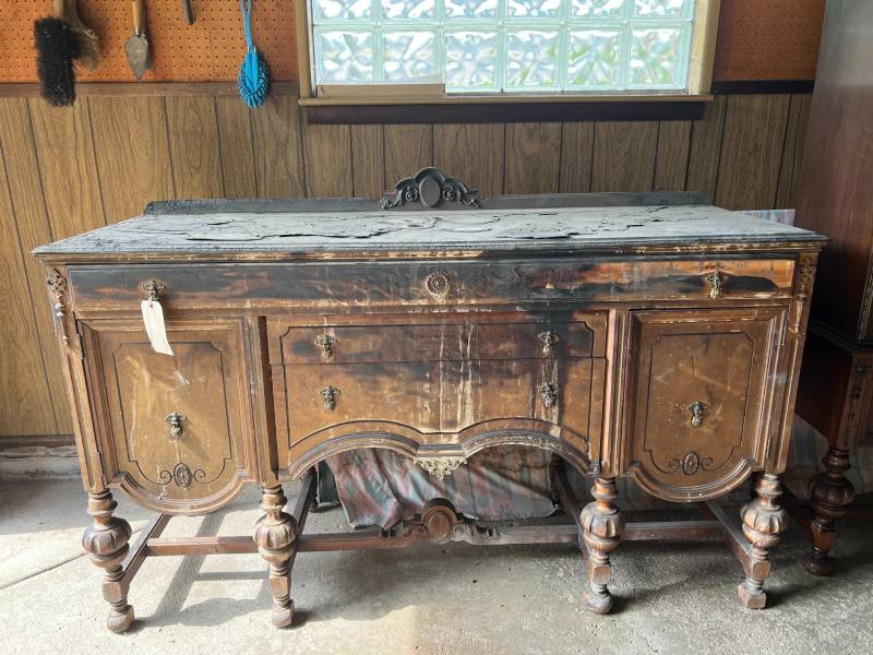 Our Experts Restores Fire Damaged Wood Furniture